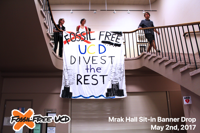 UC Davis Students Conduct Sit-in, Demanding UC Divestment from Fossil ...