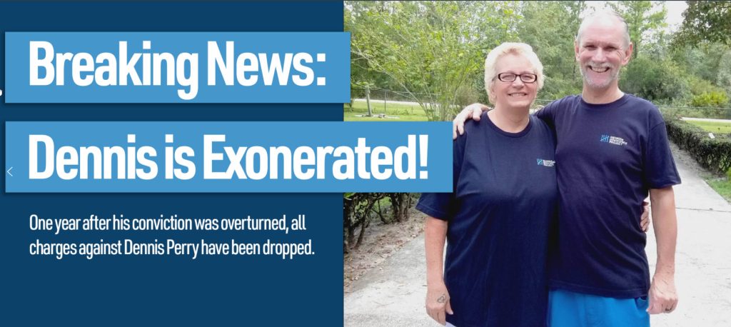 GEORGIA INNOCENCE PROJECT - DENNIS A. PERRY IS EXONERATED - Davis Vanguard