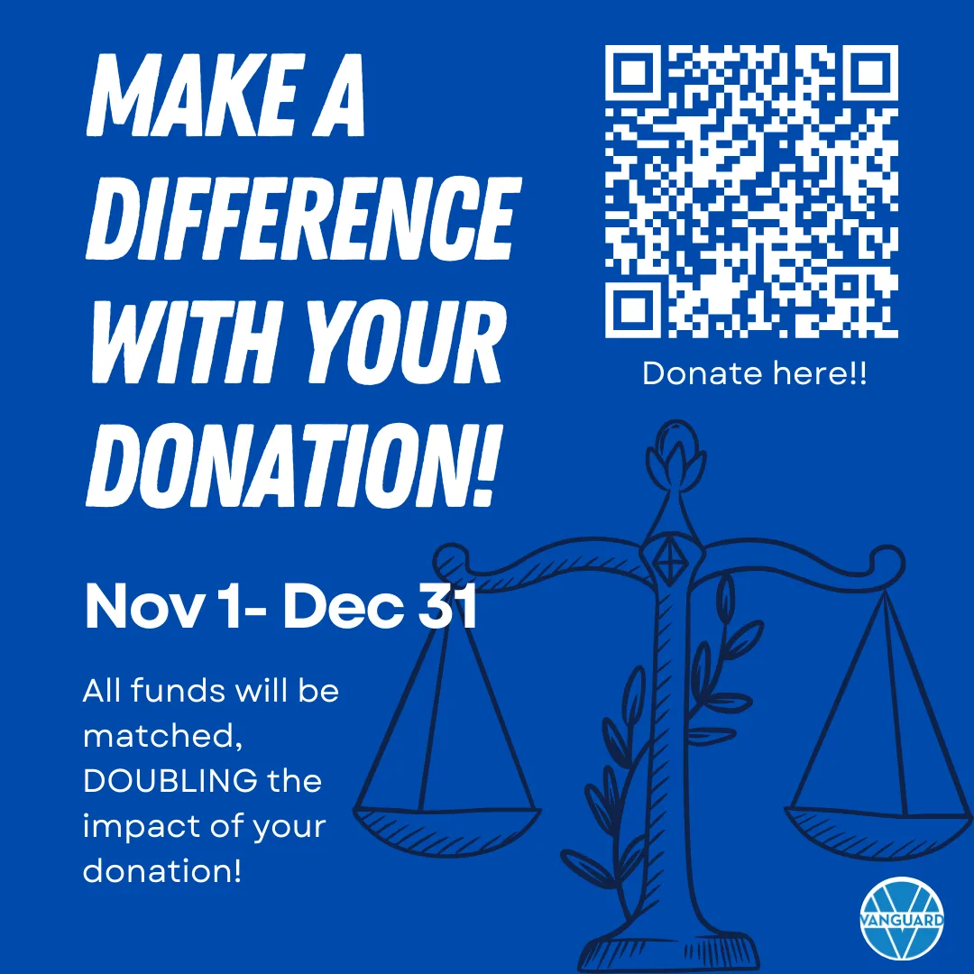 Donations Doubled Between Now and Dec 31 - Davis Vanguard