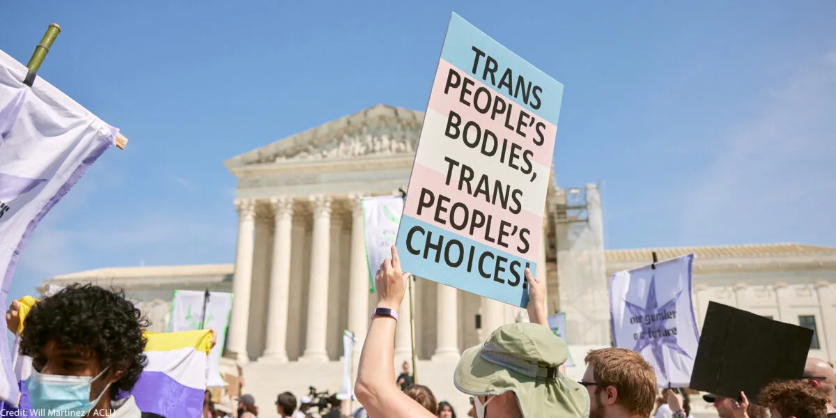 Guest Commentary: SCOTUS Trans Rights Case Is about Human Right to ...