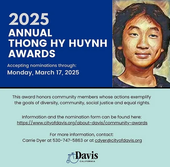 2025 Thong Hy Huynh Awards Now Open - Davis Vanguard