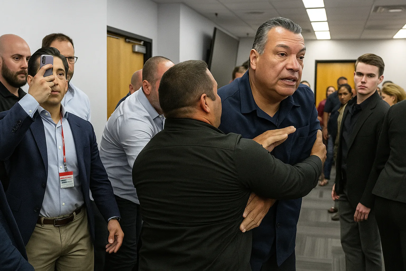 'A Frontal Assault on Democracy': Senator Padilla Forcibly Removed ...