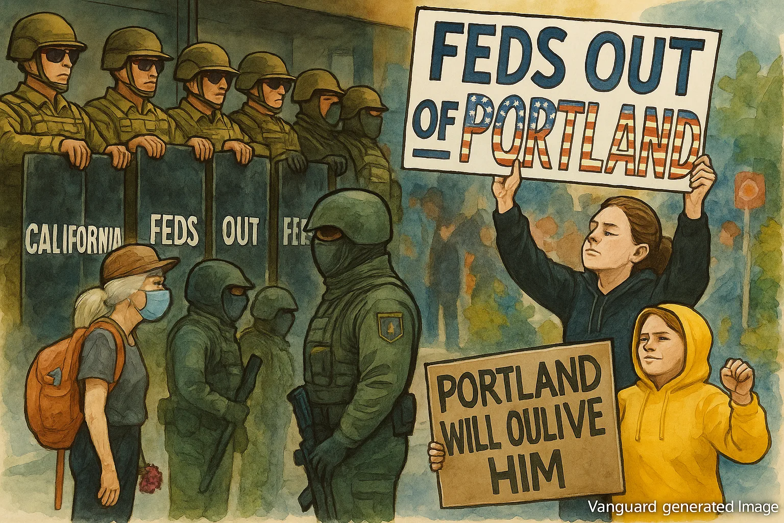 Lawsuit Filed to Halt Trump's Plan for Military Presence in Portland ...