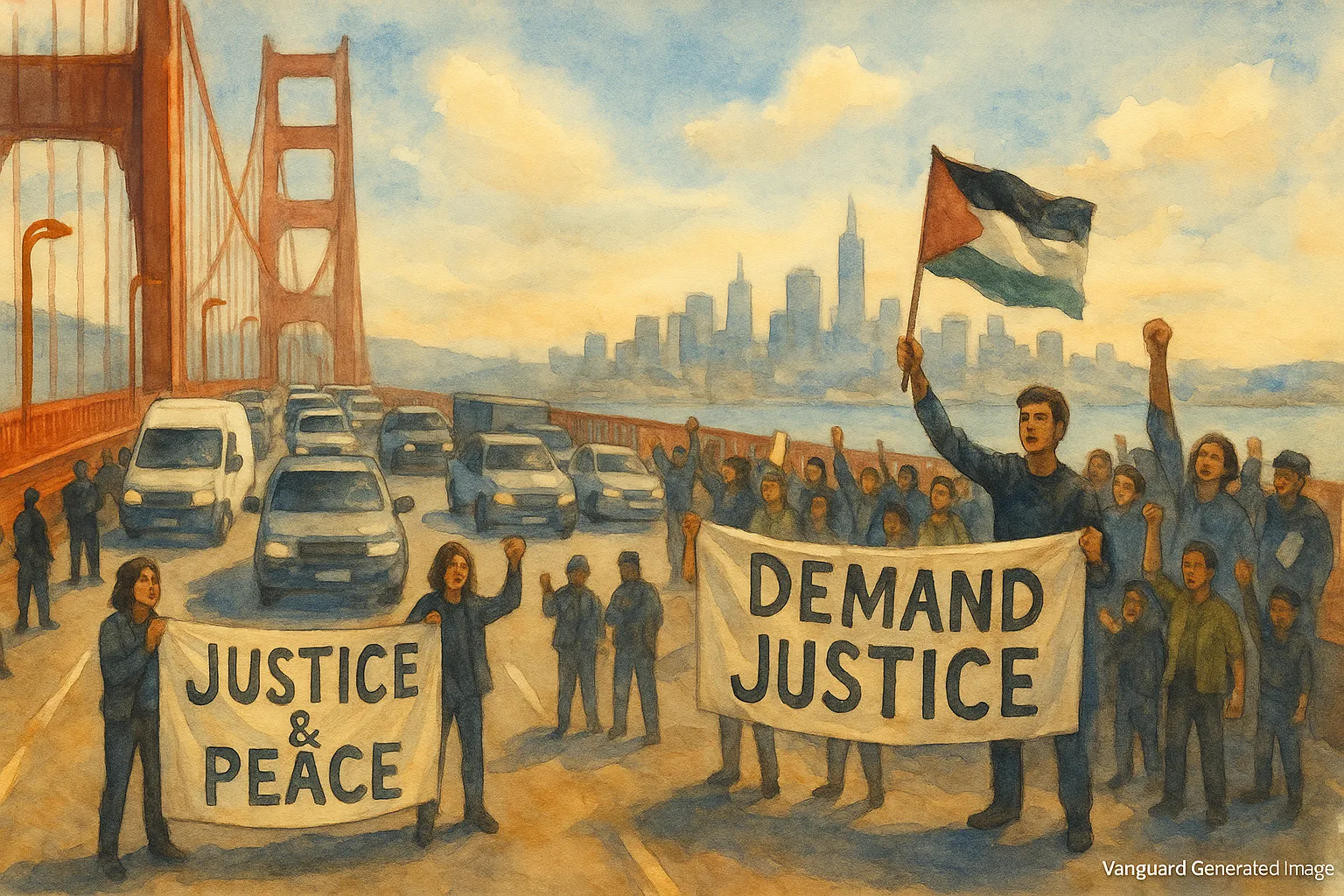 Golden Gate Protesters Face Felony Conspiracy Charges and Unprecedented ...