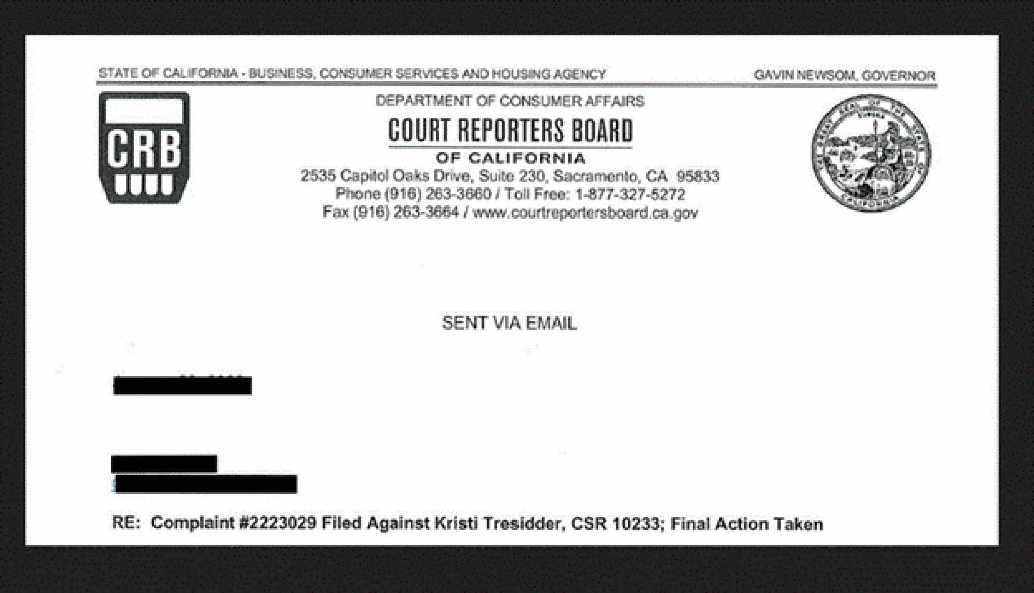 NO RECORD, NO JUSTICE: How California Bans the One Tool That Could Fix ...